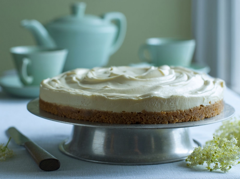 Elderflower Cheesecake - Wild Food UK